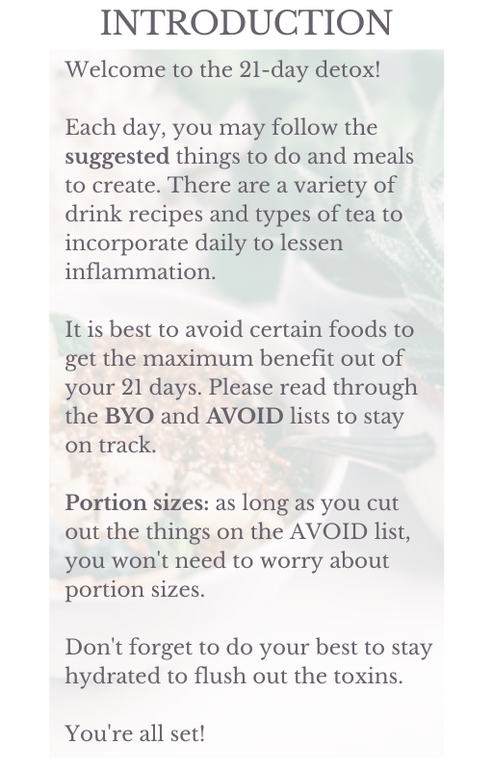 The 21 Day Detox Guide: Release Toxins & Lose Inflammation Weight – A ...